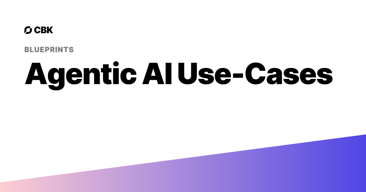 Agentic AI Use-Cases