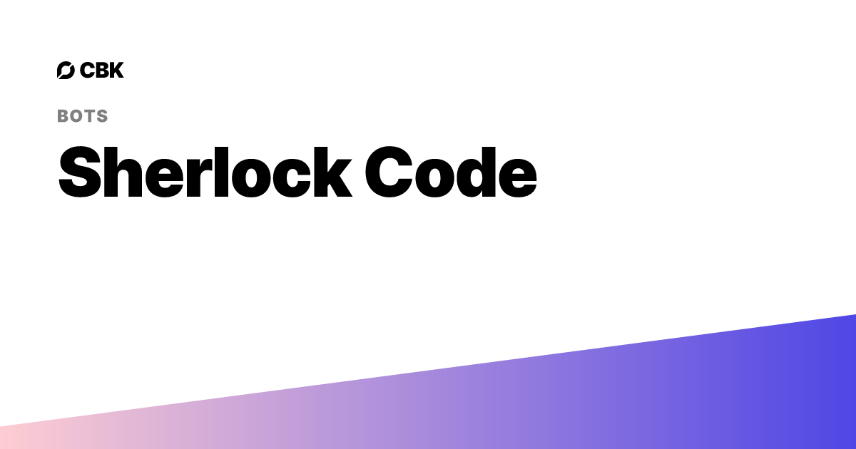 Sherlock Code